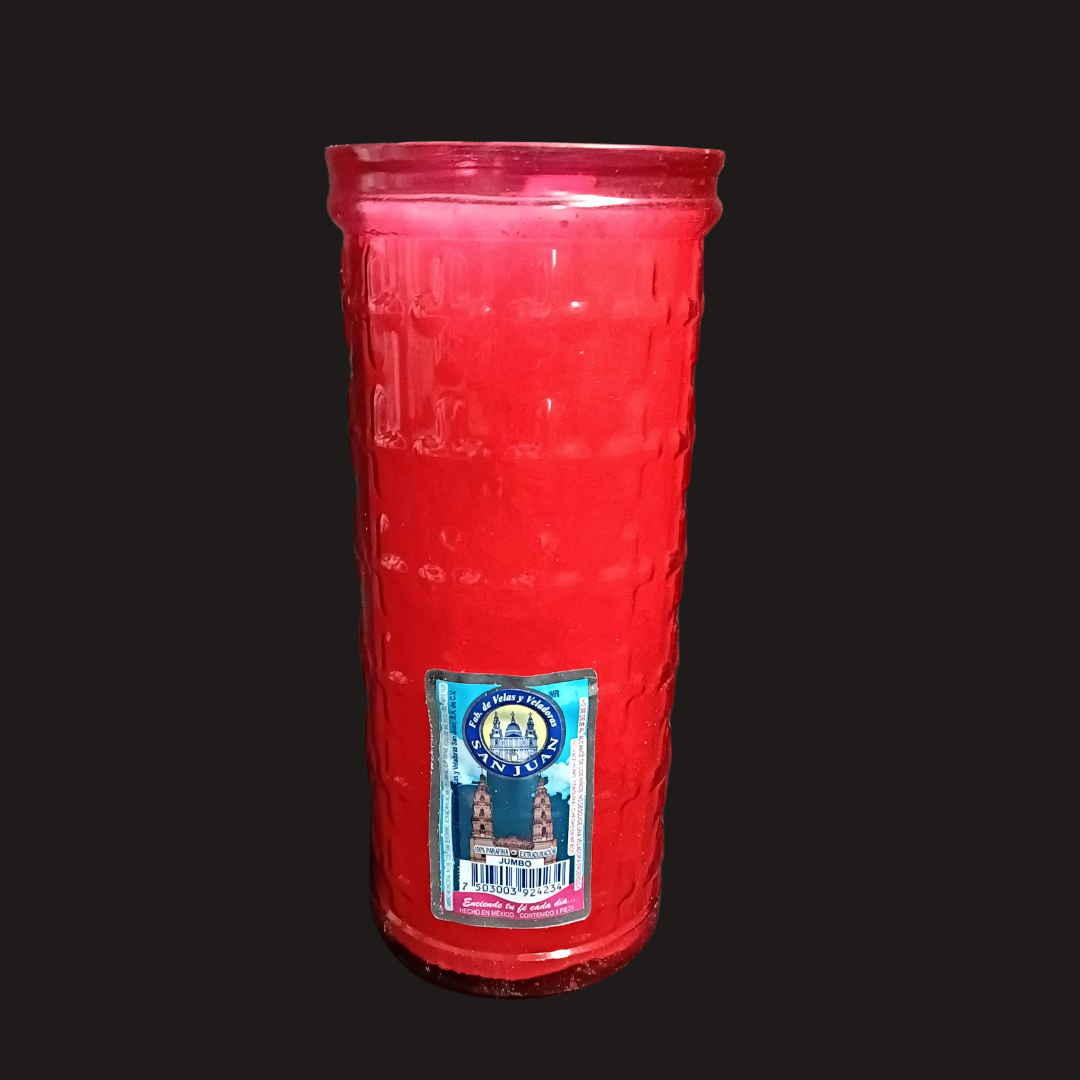 VELADORA ECOLOGICA JUMBO 6 pzas | Veladora San Juan – ALFA WAX